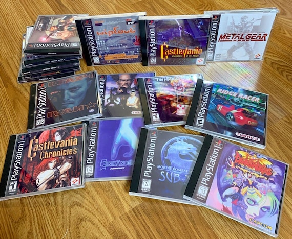 Pick Any Title Sony Playstation 1 PS1 PSX Custom Replacement CD Jewel Cases No Game Disc manual Etsy