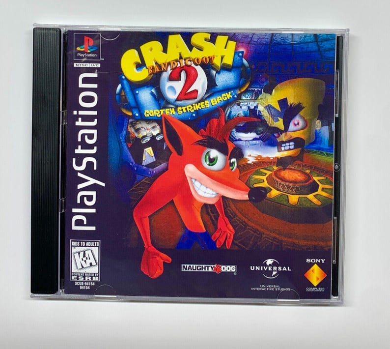 Crash Bandicoot 1, 2, 3, Crash Team Racing - Playstation 1 ...