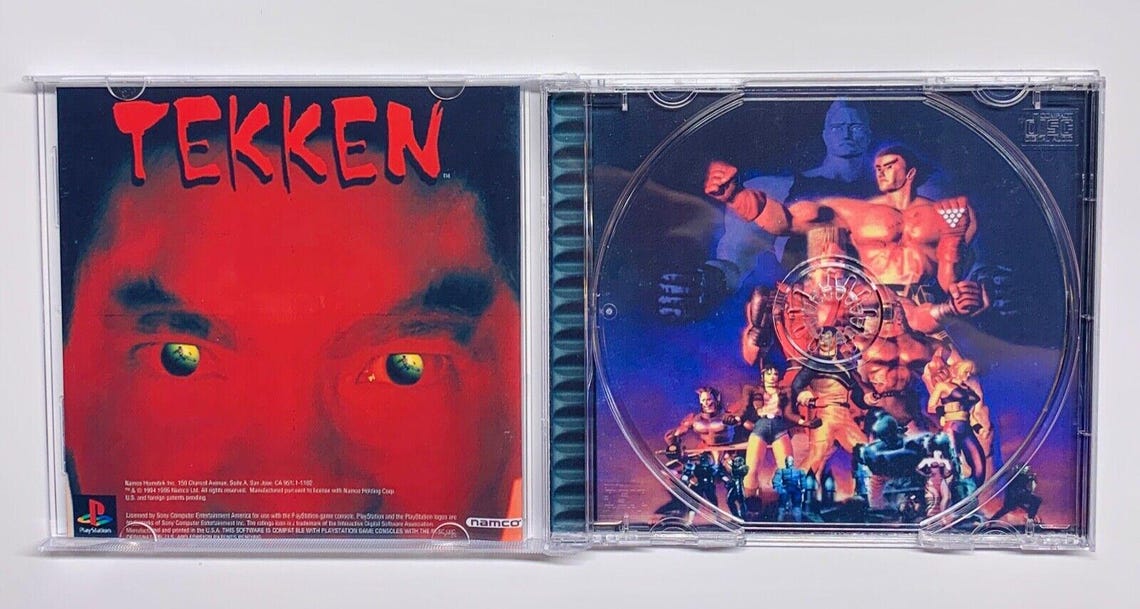 Tekken, Tekken 2, Tekken 3 - Playstation 1 / PS1 - New Replacement Game ...