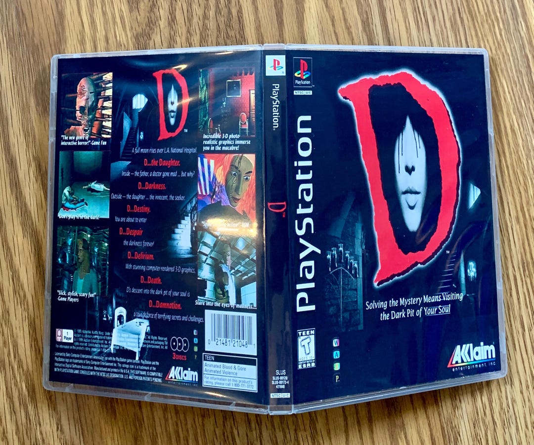 D - Playstation 1/PS1 - New Clear 3 Disc DVD Game Case - Free Shipping ...
