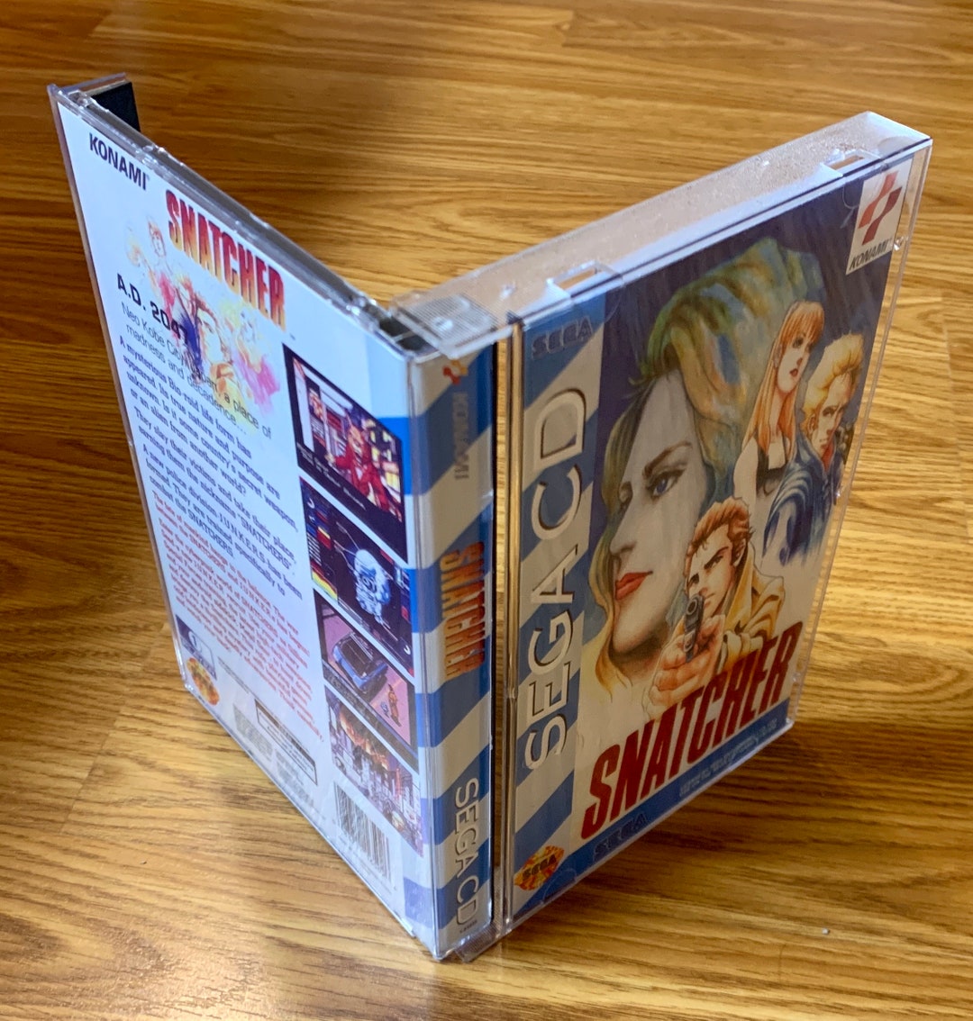 Snatcher New Sega CD Custom Long Box Game Case Free Shipping - Etsy