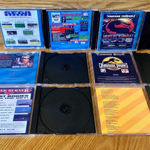 Pick Any Title - Sega CD / Mega CD - Replacement CD Jewel Cases - Etsy