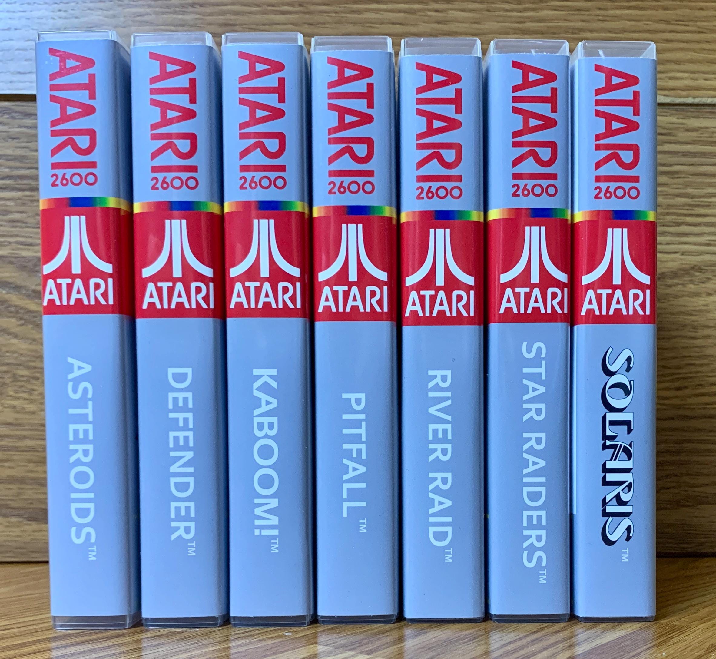 Pick Any Title - Atari VCS 2600 - New Clear Universal Game Cases - No ...