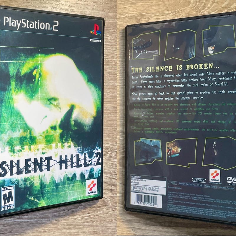 Silent Hill 2 Game Case - Etsy