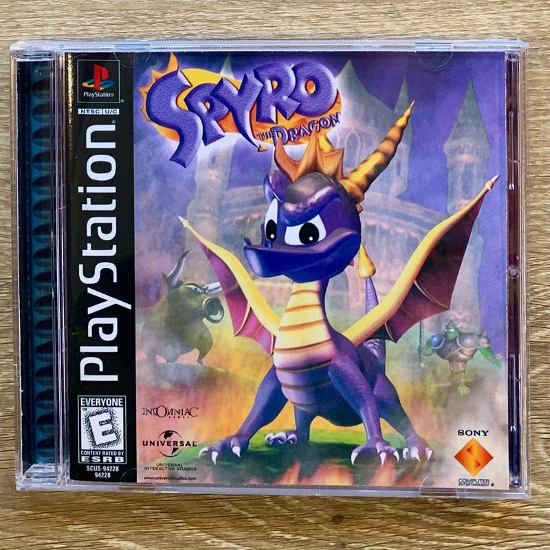 Ps1 Spyro Game - Etsy