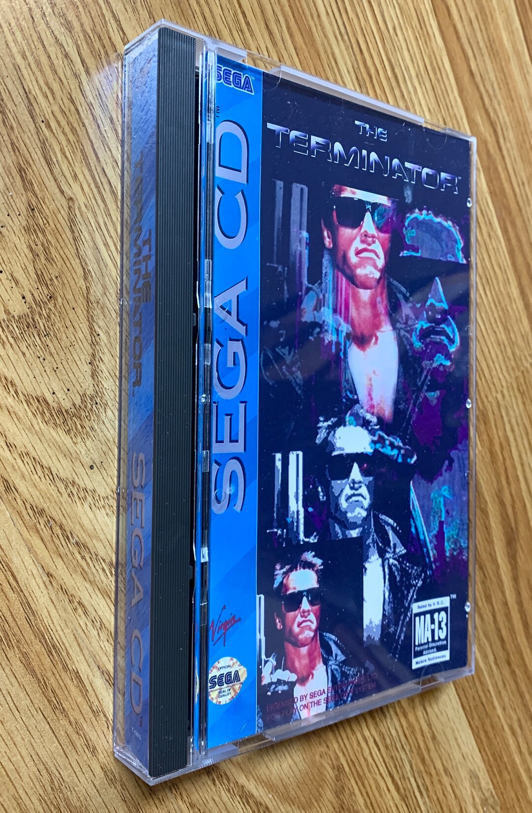 The Terminator Sega Mega CD Custom Game Case - Etsy