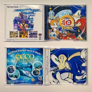 Sonic Adventure 1 and 2 - Sega Dreamcast Custom Game Case - No Manual ...