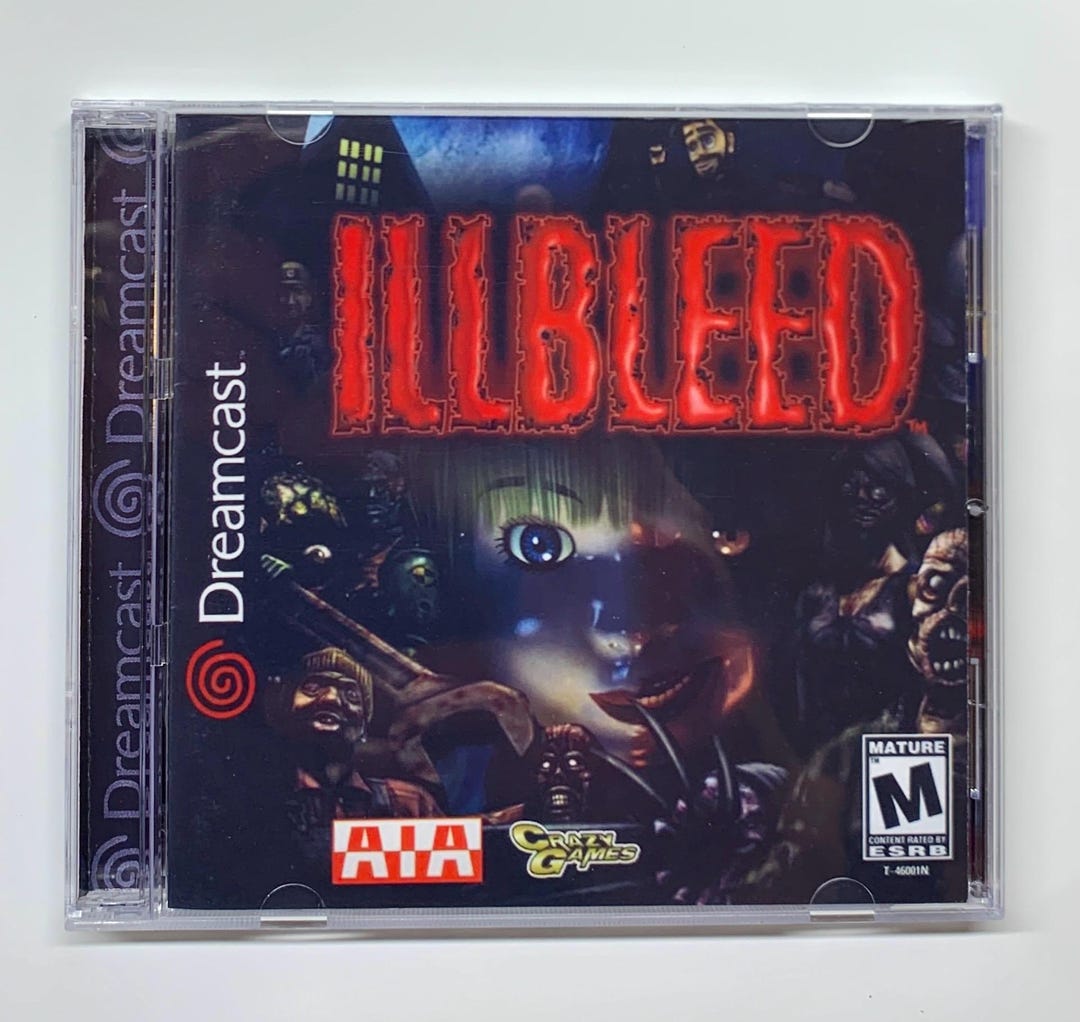 Illbleed - New Sega Dreamcast Custom Game Case - No Manual - Free ...