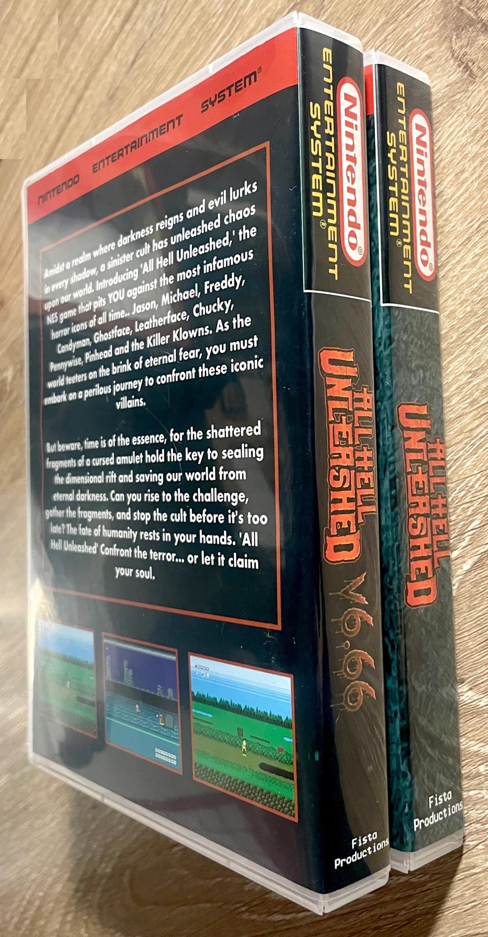 All Hell Unleashed V6.66 - Nintendo NES New Replacement Game Case Only ...