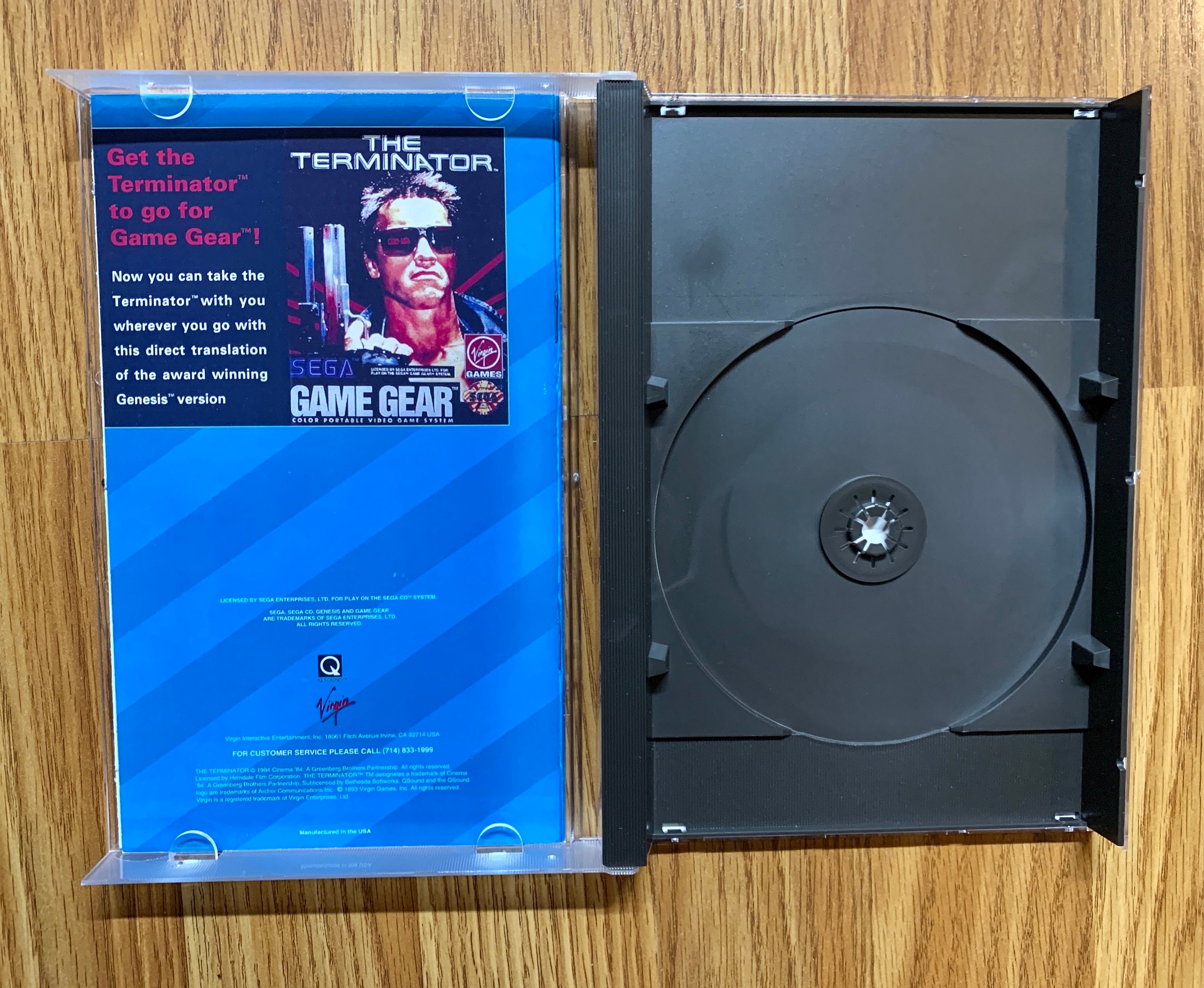 The Terminator Sega Mega CD Custom Game Case - Etsy