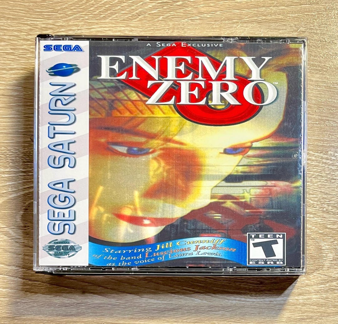 Enemy Zero - Sega Saturn Custom 4 Disc Jewel Game Case - No Game Discs ...