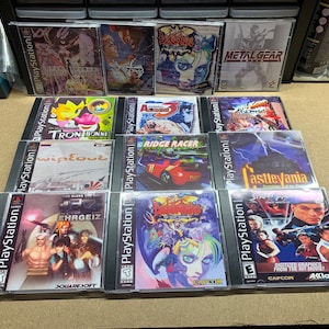 Pick Any Title! - Sony Playstation 1 - PS1- NTSCU - New Replacement CD ...