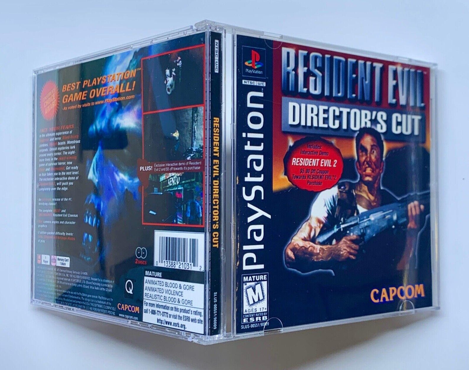 Resident Evil Director's Cut - Playstation 1 / PS1 - New Replacement ...
