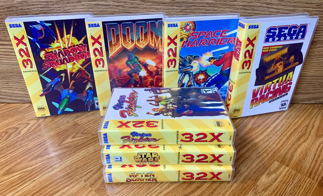 Sega Genesis 32X - Replacement Game Cases - Pick Any Title - Free ...