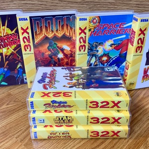 Sega Genesis 32X Replacement Game Cases Pick Any Title Volume Pricing - Etsy