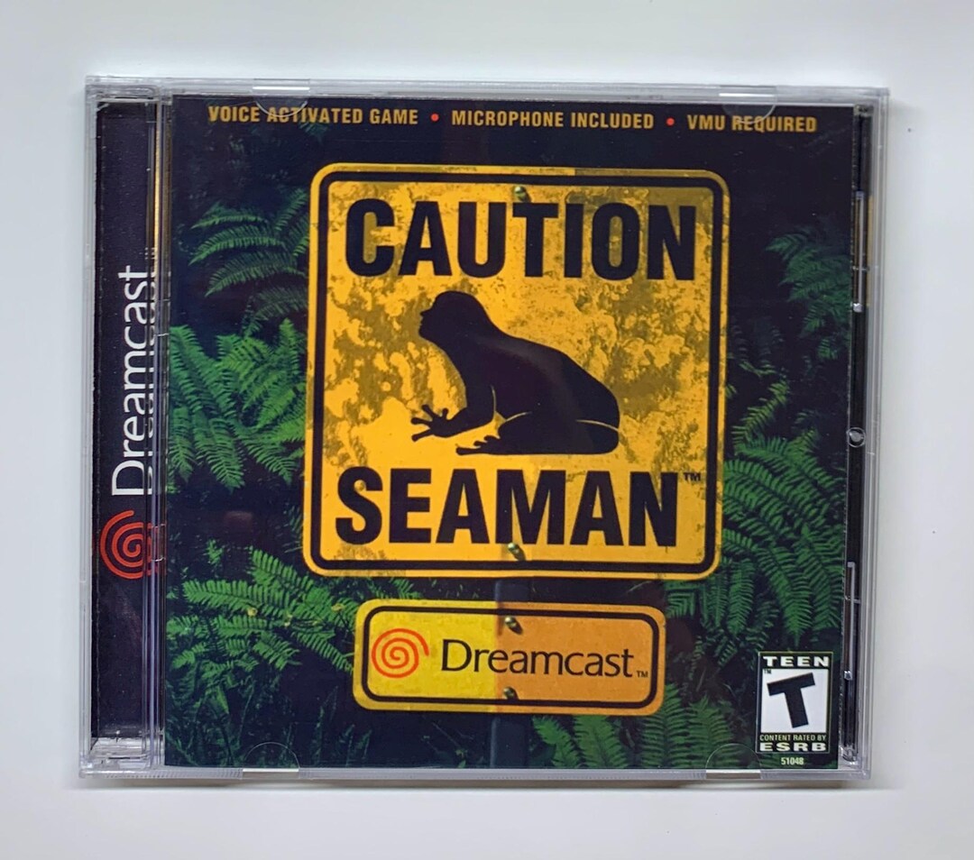 Seaman - New Sega Dreamcast Custom Game Case - No Manual - Free ...
