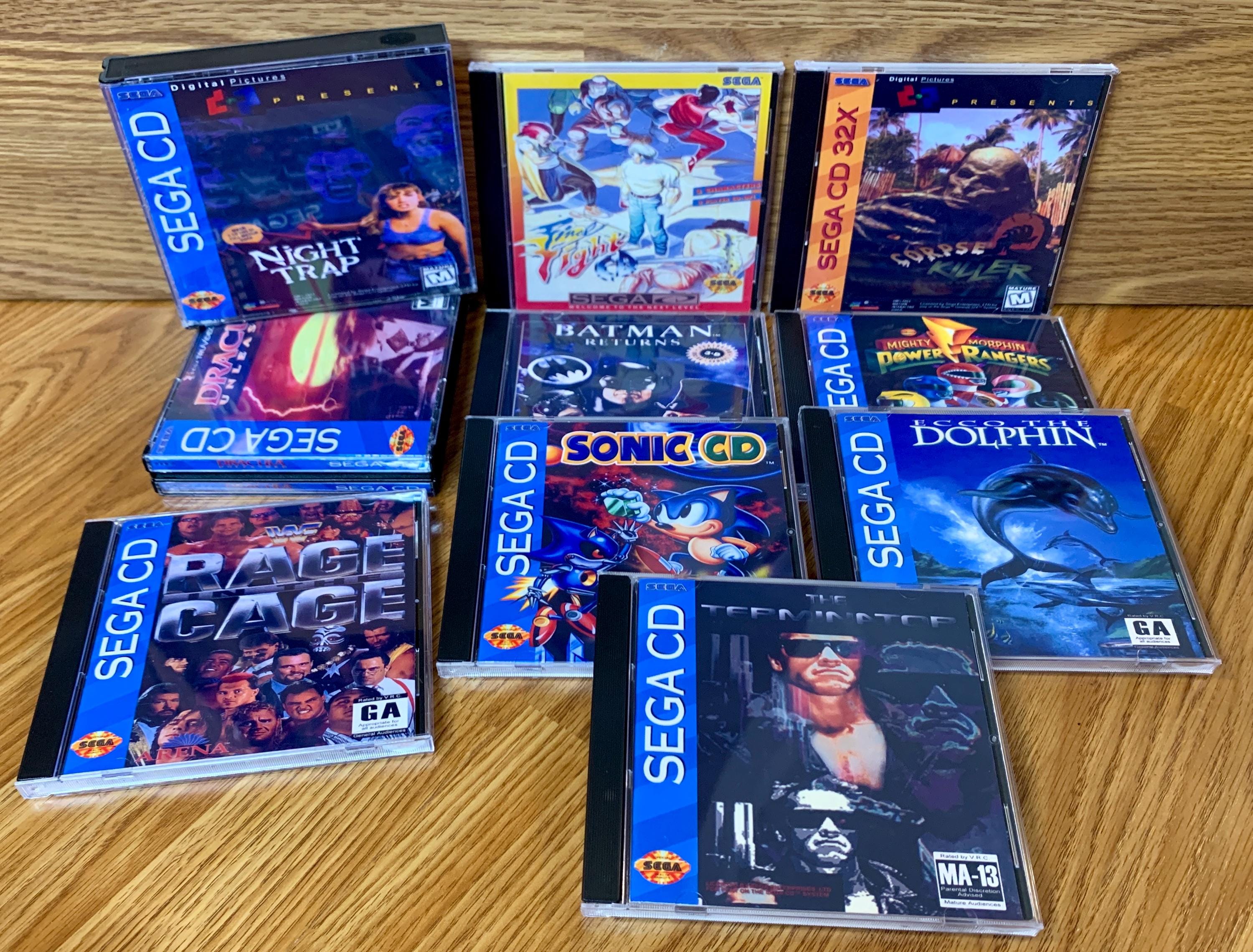 Pick Any Title - Sega CD / Mega CD - Replacement CD Jewel Cases - Etsy