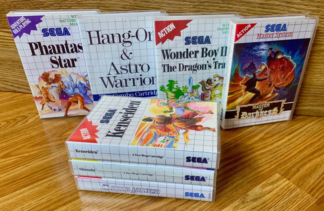 Sega Master System - Replacement Game Cases Only - Pick Any Title ...