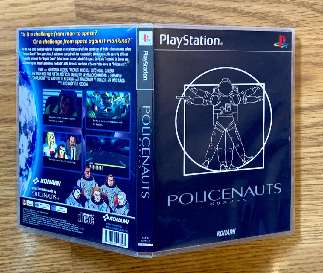 Policenauts - Playstation 1/PS1 - US Variant - New Clear 2 Disc DVD ...