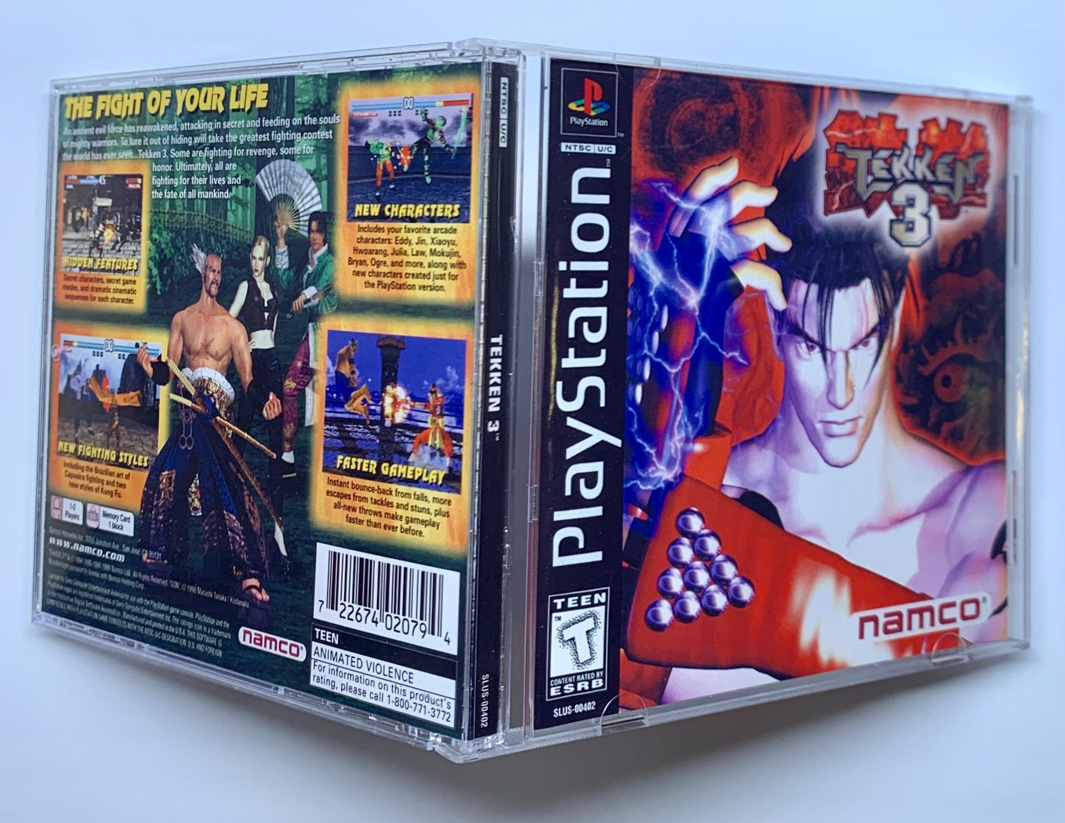 Tekken, Tekken 2, Tekken 3 - Playstation 1 / PS1 - New Replacement Game ...