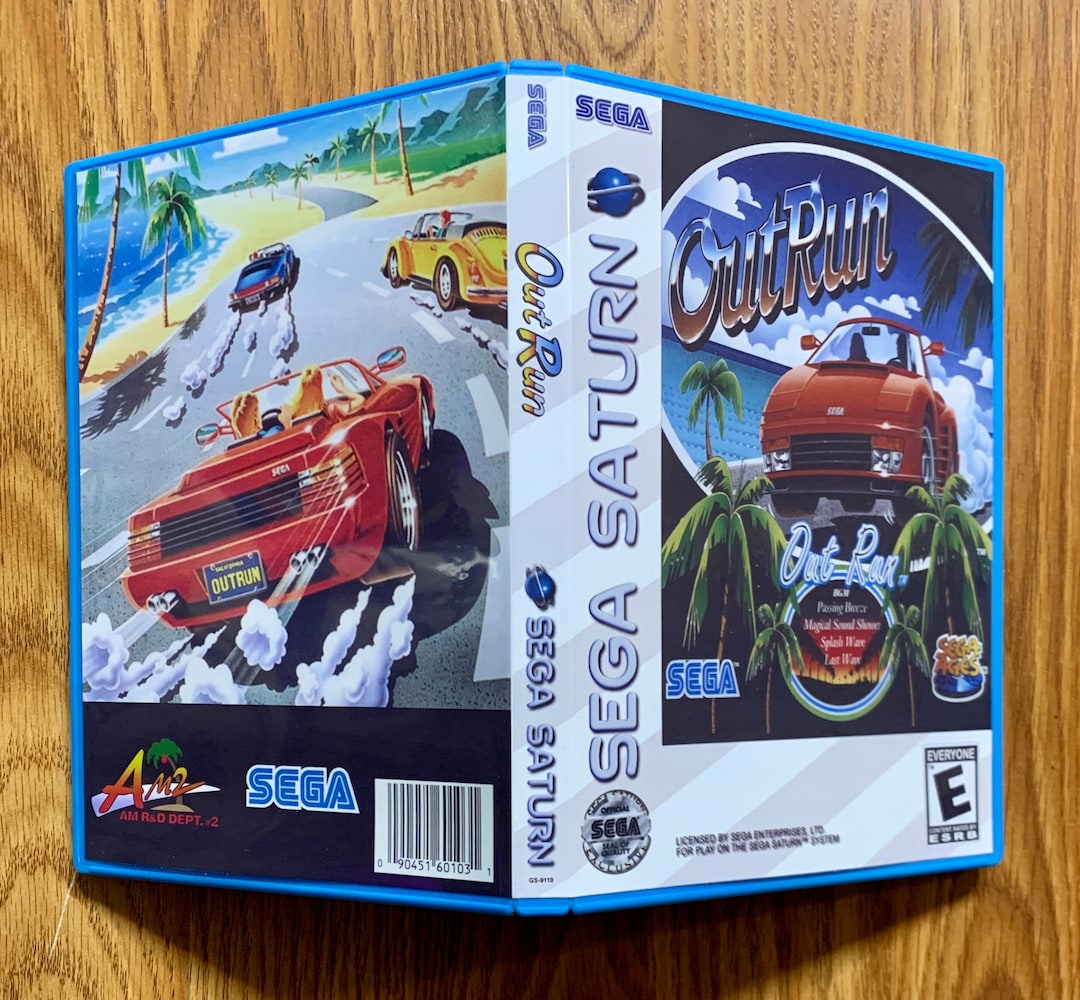 Outrun US Variant Sega Saturn Custom Game Case - Etsy
