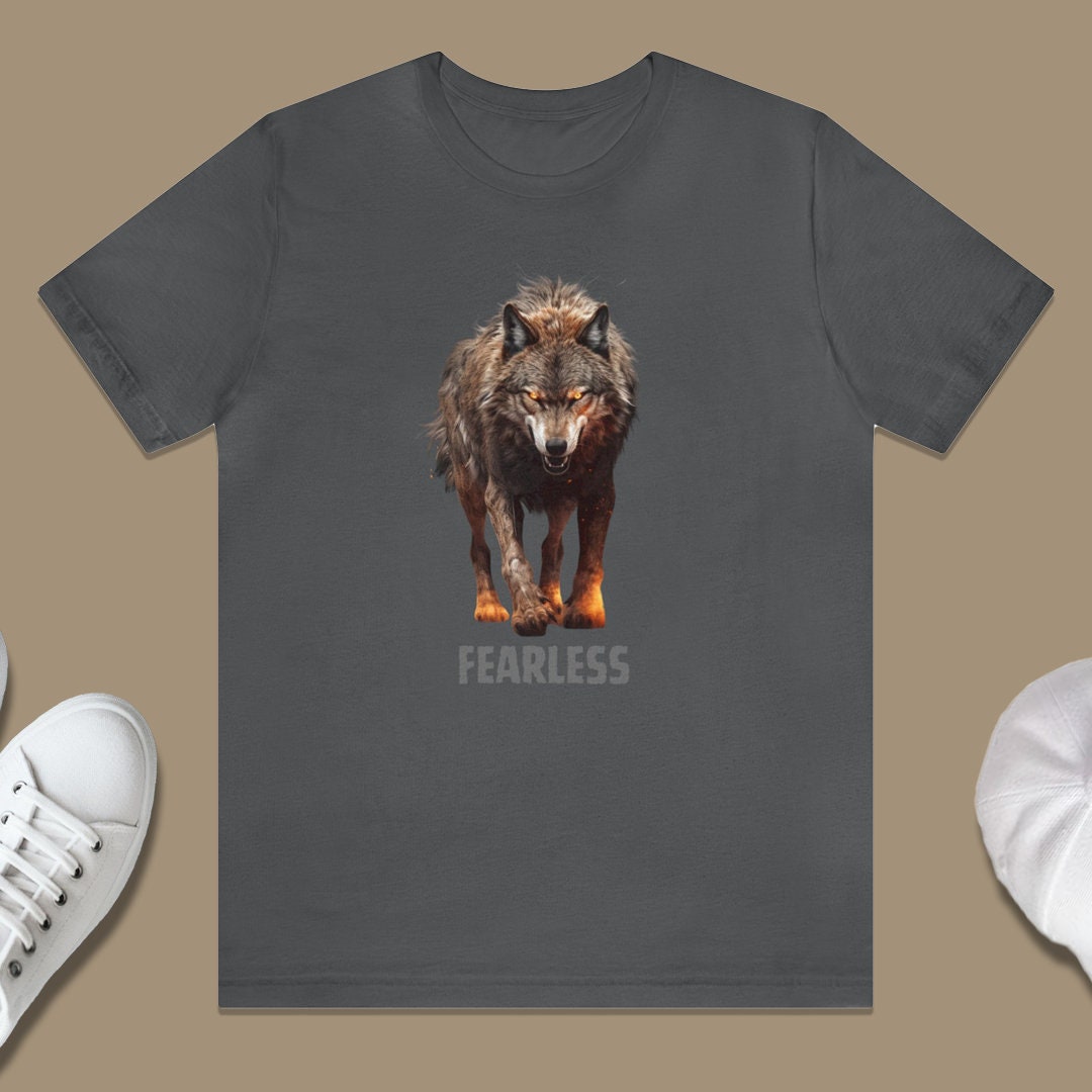 Fearless Arctic Wolf Shirt Wolf Spirit for Women Female Empowerment ...