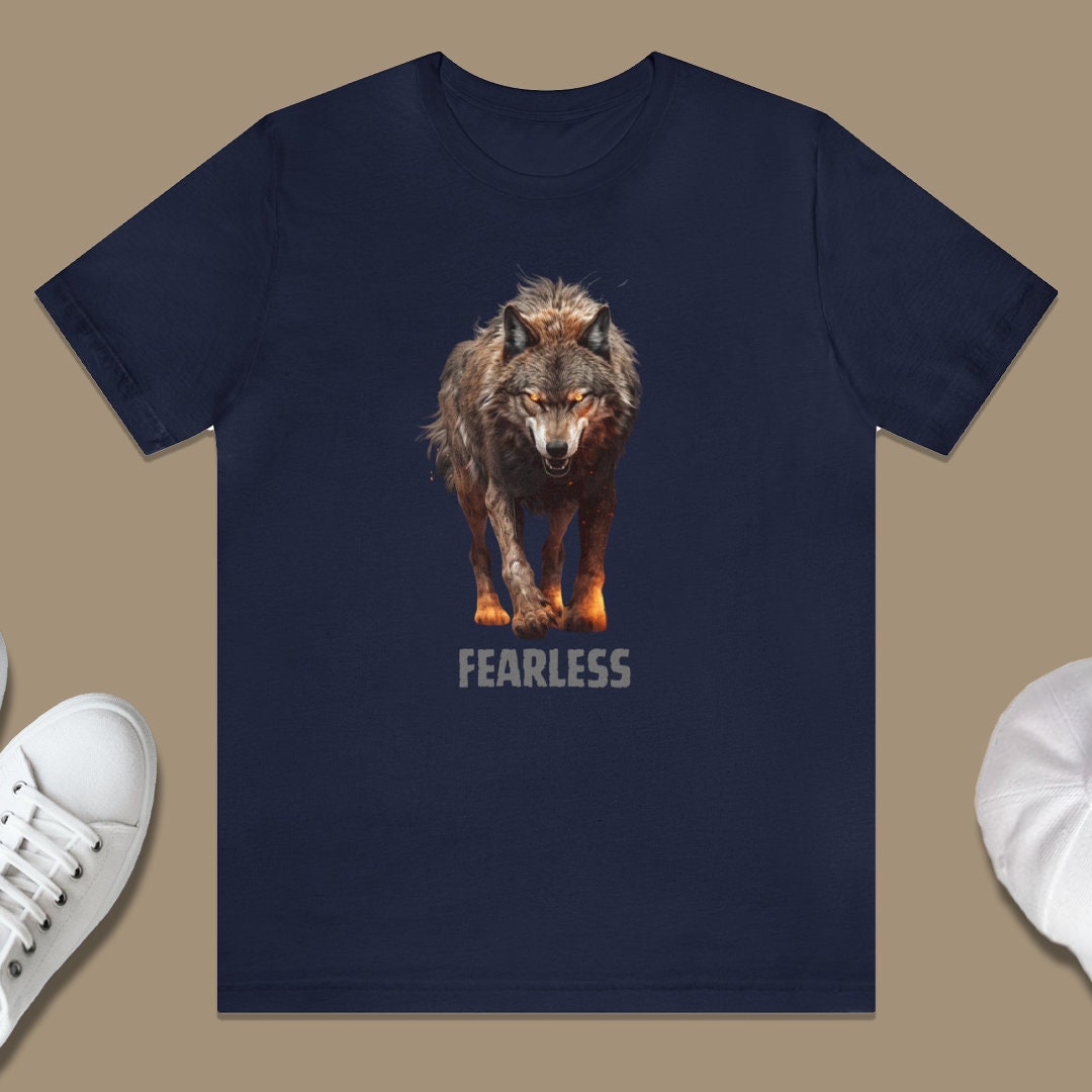 Fearless Arctic Wolf Shirt Wolf Spirit for Women Female Empowerment ...