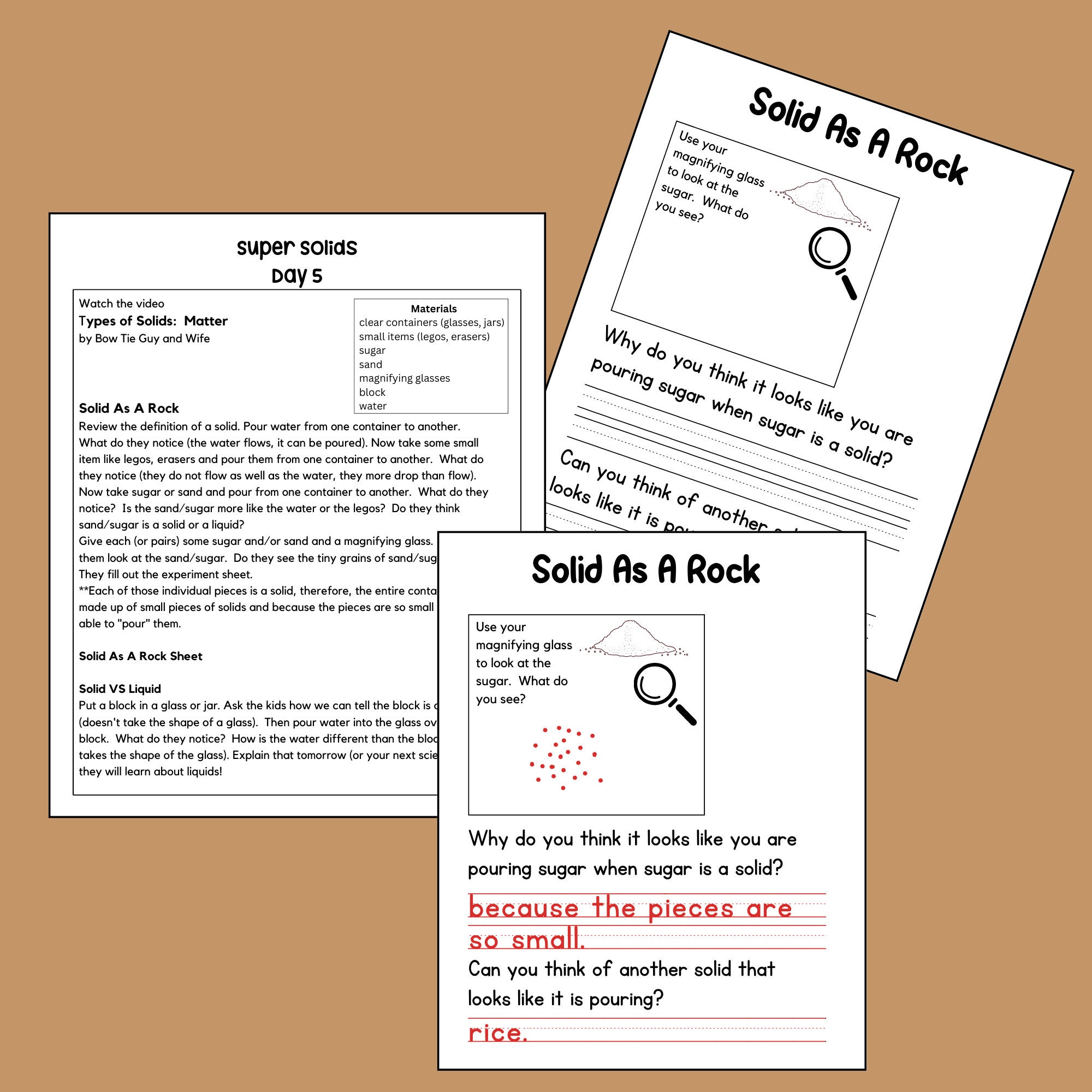 States of Matter Science Unit Primary Grades - Etsy