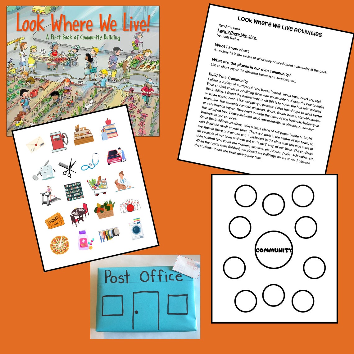Community Unit Primary Grades Social Studies Unit With Activities - Etsy