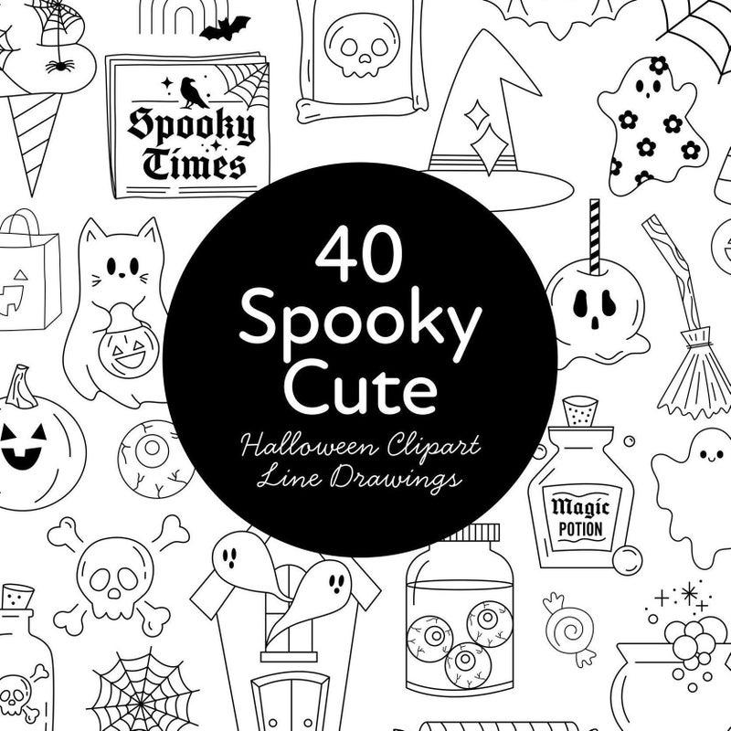 Ghost Clip Art Outline - Etsy