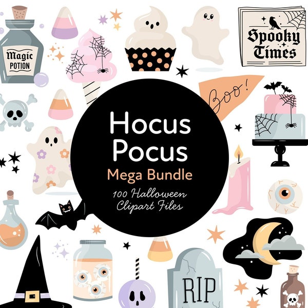Halloween Clipart - Etsy