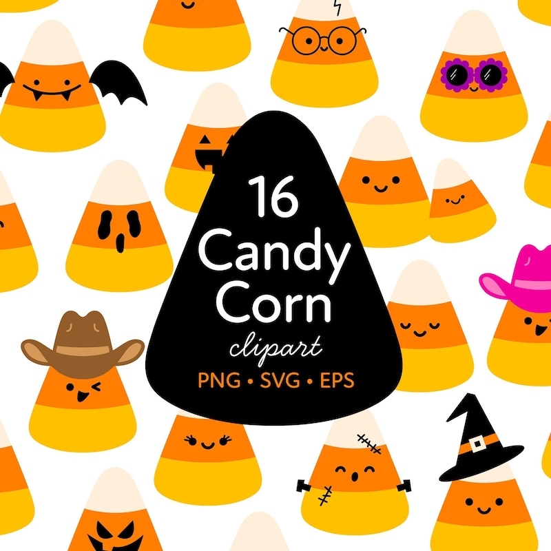 Cute Candy Corn Template - Etsy
