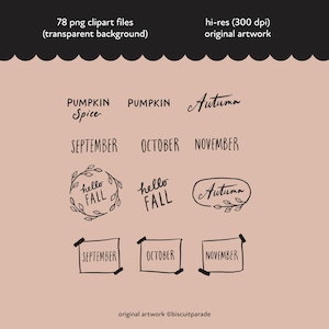 Cozy Fall Doodle Clipart, Autumn Doodle, Fall Hand Drawn Png, Fall Png ...