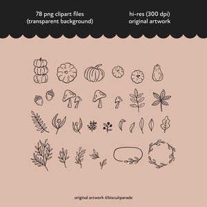 Cozy Fall Doodle Clipart, Autumn Doodle, Fall Hand Drawn Png, Fall Png ...