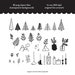 Cozy Winter Doodle Clipart, Cozy Christmas Clipart PNG, Cozy Winter ...