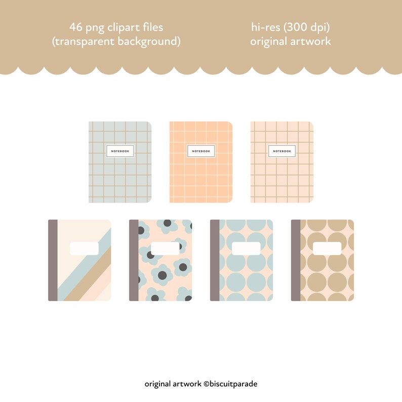 Composition Notebook Clipart, Notebook Clip Art, School Graphics ...