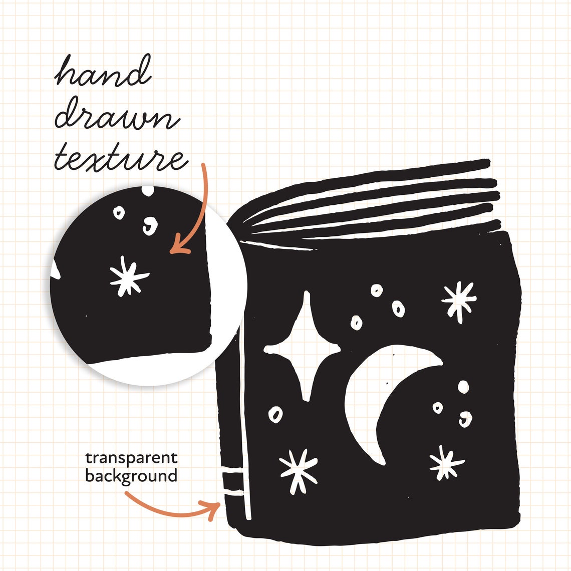 Halloween Clipart Bundle Doodle Spooky Cute Hand Drawn Clip - Etsy