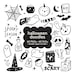100+ Hand Draw Halloween Doodle Clipart Svg Bundle, Halloween Doodles ...