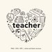 Teacher Heart SVG, Teacher Appreciation Svg, Teacher SVG, Teacher Shirt ...