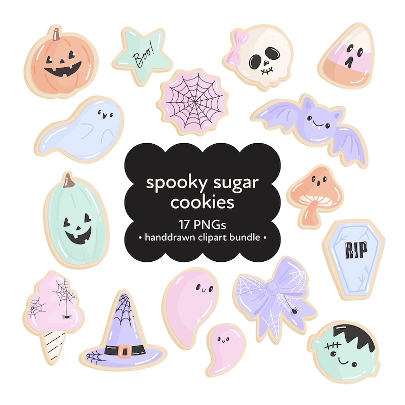 Sugar Cookie Clipart - Etsy