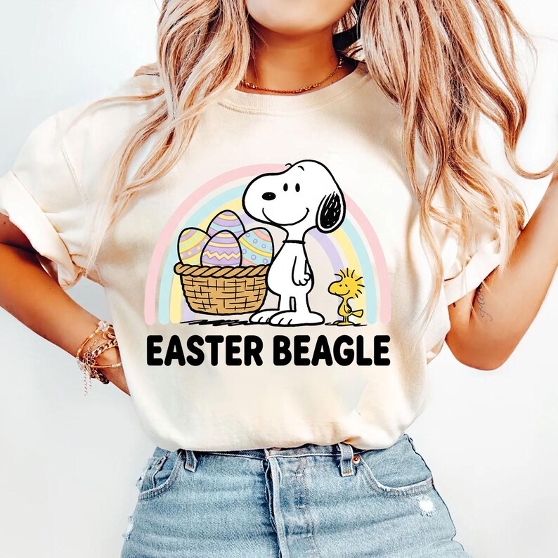 Snoopy Easter PNG Bundle, Easter Beagle Clipart, Snoopy Easter Eggs ...