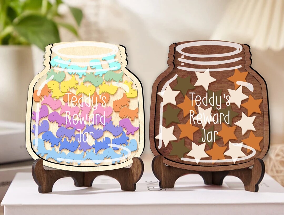 Personalized Reward Jars for Kids, Classroom Reward Jar, Good Behavior ...