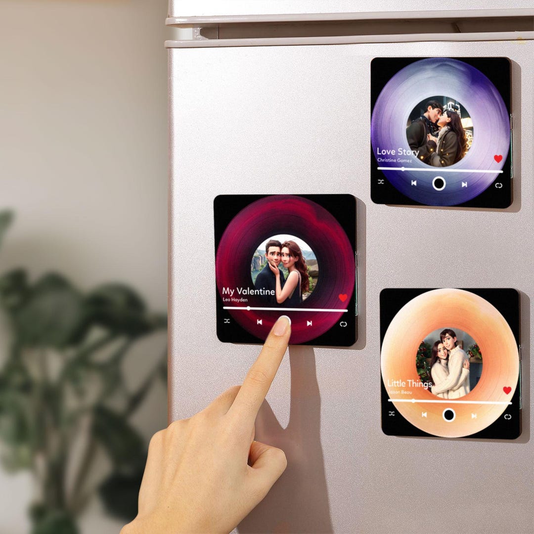 Personalized Pixar Character & Music Refrigerator Magnet, Music Fridge ...