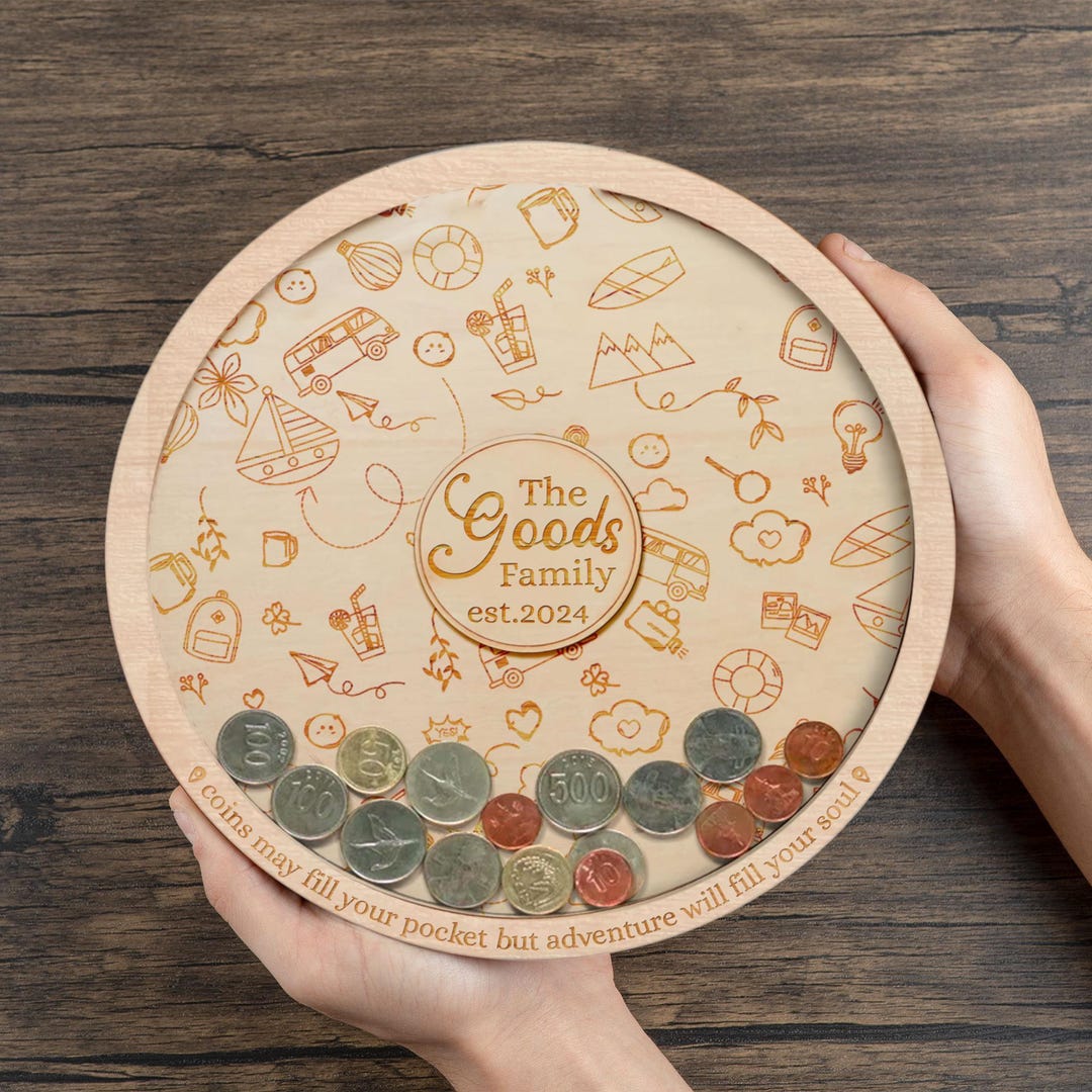 Customizes Travel Coin Holder, Personalized Travel Coin Holder, Travel ...