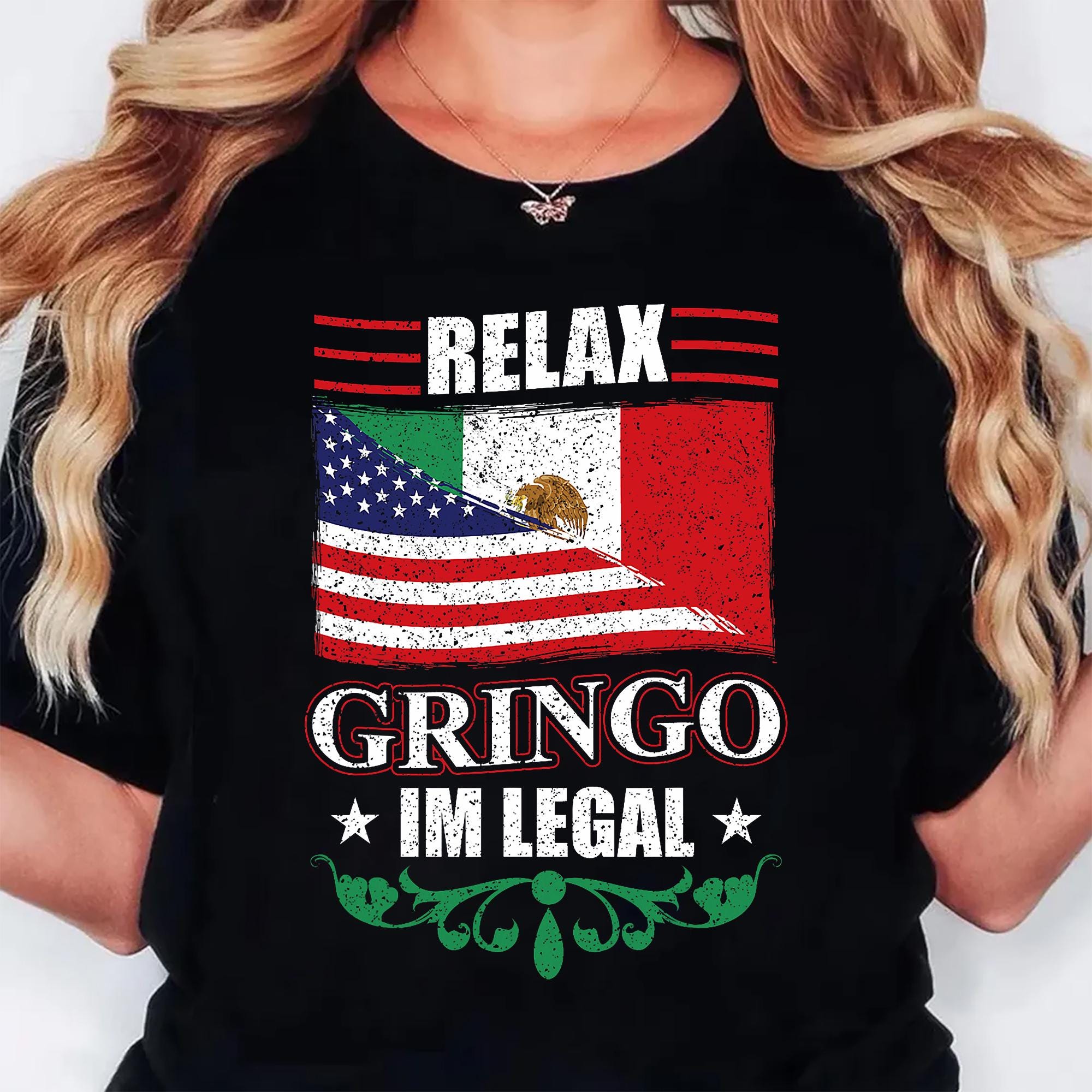 Relax Gringo I'm Legal PNG Bundle, Funny Latino PNG, Legal Immigrant ...