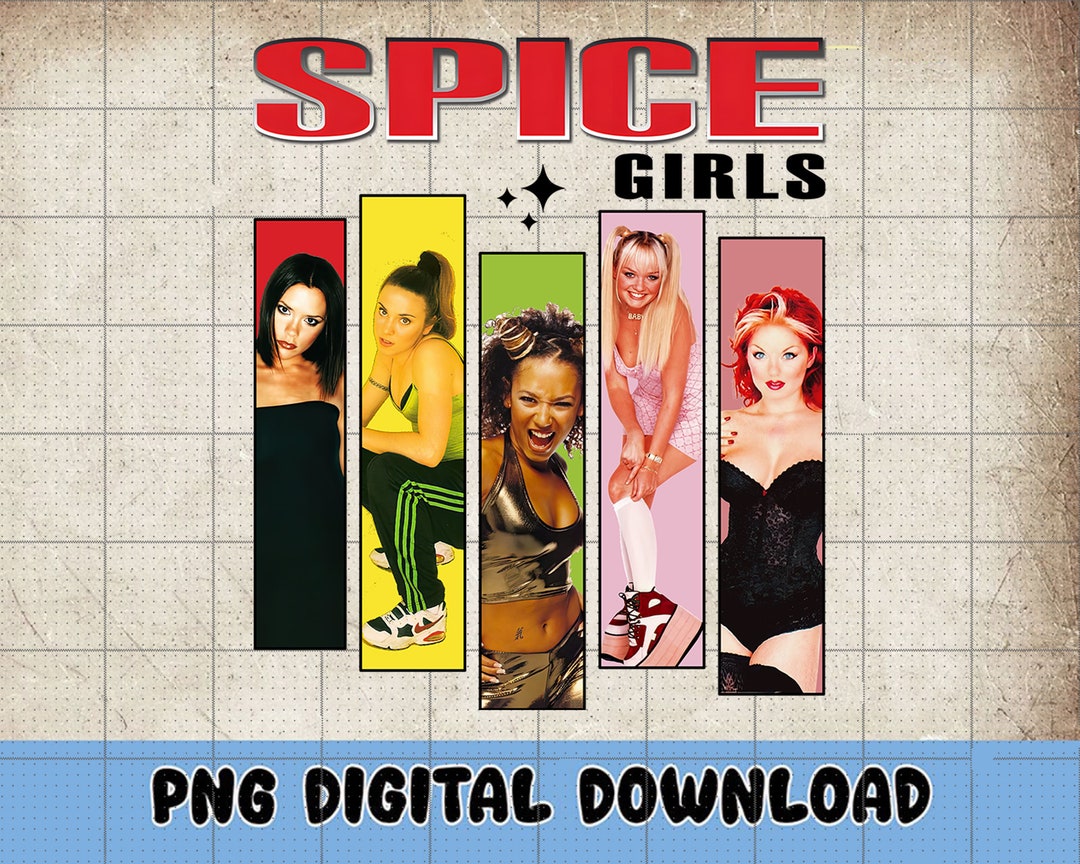 Spice Girls PNG Retro 90s Spice Girls PNG Fan Merch Spice - Etsy