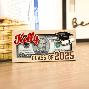2025 Graduation Gift Money Holder Frame, Custom Graduation Gift Message ...