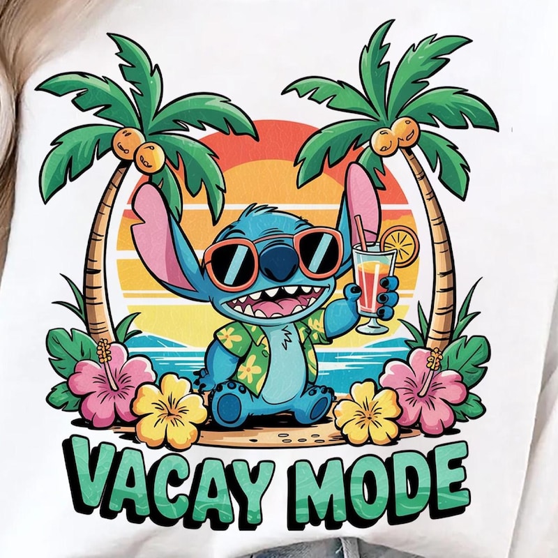 Stitch Angel Palm Tree - Etsy