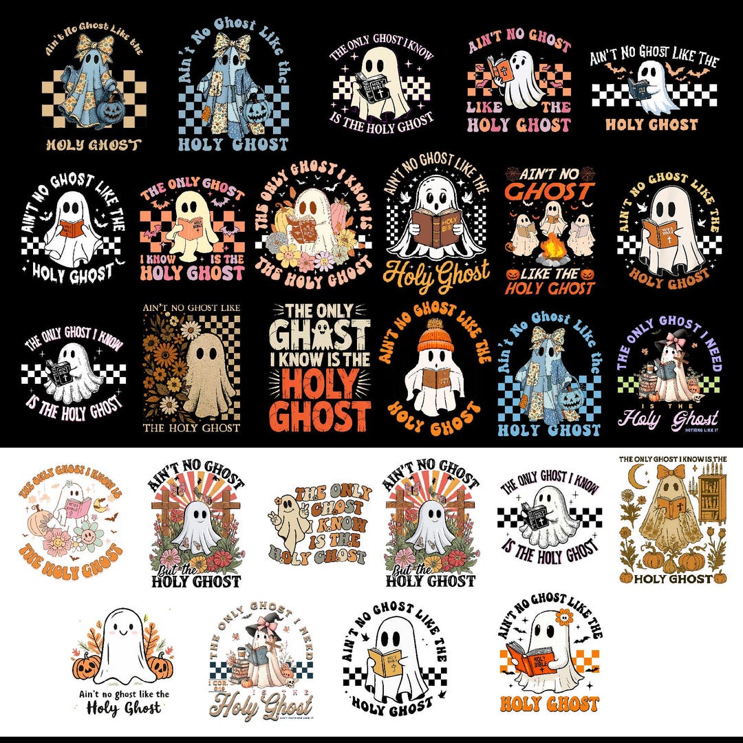 Ain't No Ghost Like the Holy Ghost Png, Ghost Christian Halloween ...