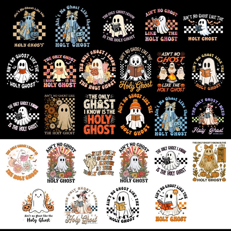Ain't No Ghost Like the Holy Ghost Png, Ghost Christian Halloween ...
